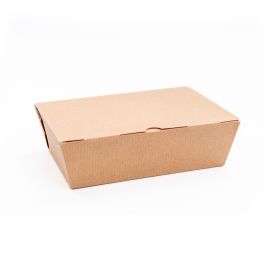 Large Kraft Hot Food To Go Box | Enviropack