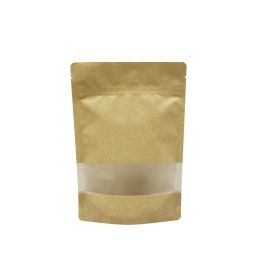 500g Fully Recyclable Pouch with Window Kraft | Enviropack